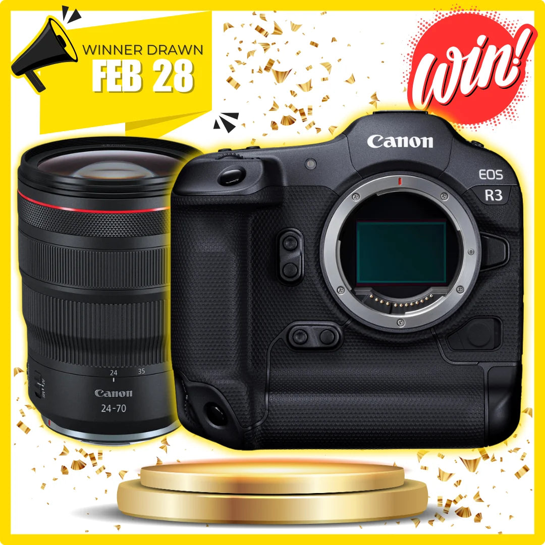 Win a Canon EOS R3 Camera Bundle | Enter Now